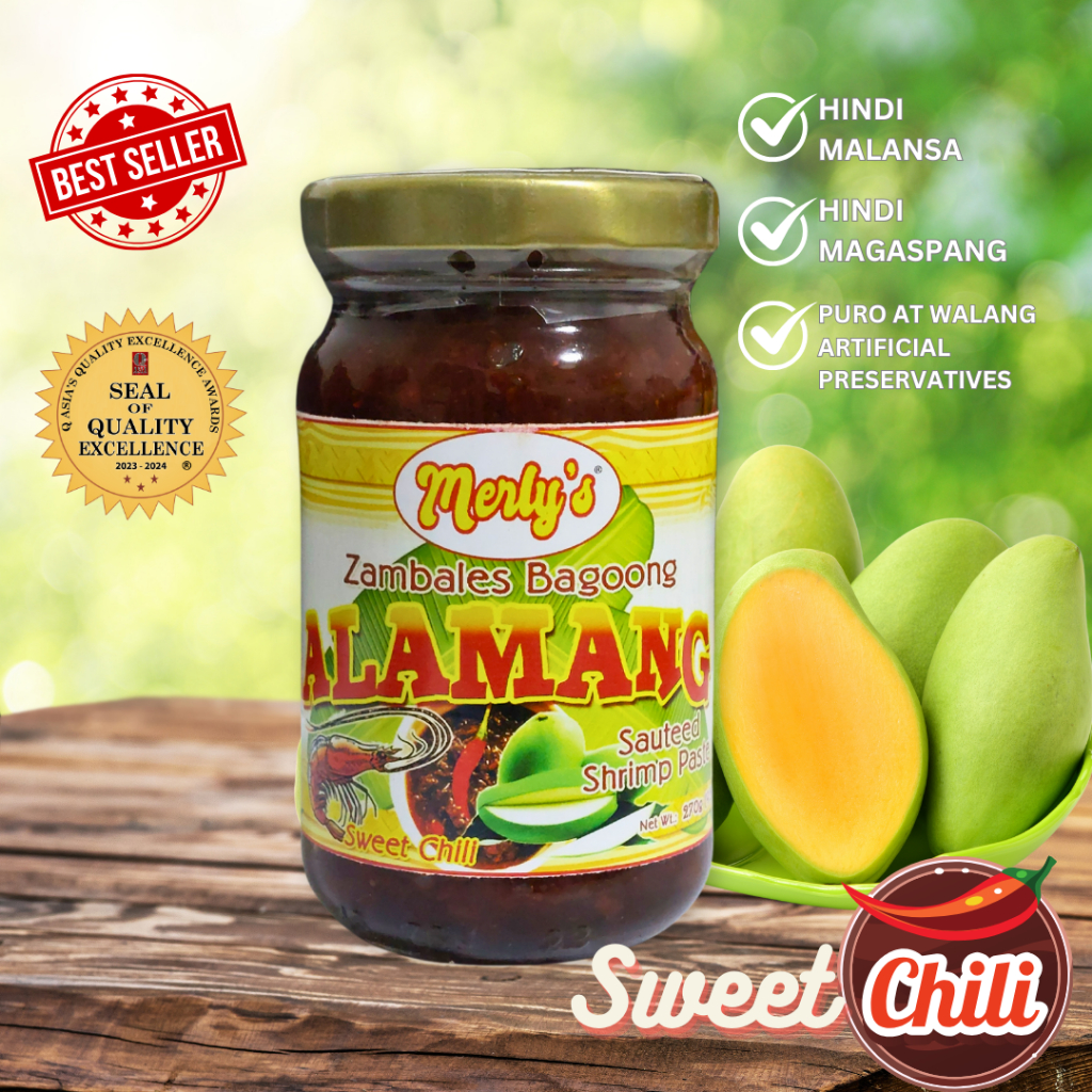 Merly's Zambales Bagoong Alamang - SweetChili / Sweet / ExtraHot ...