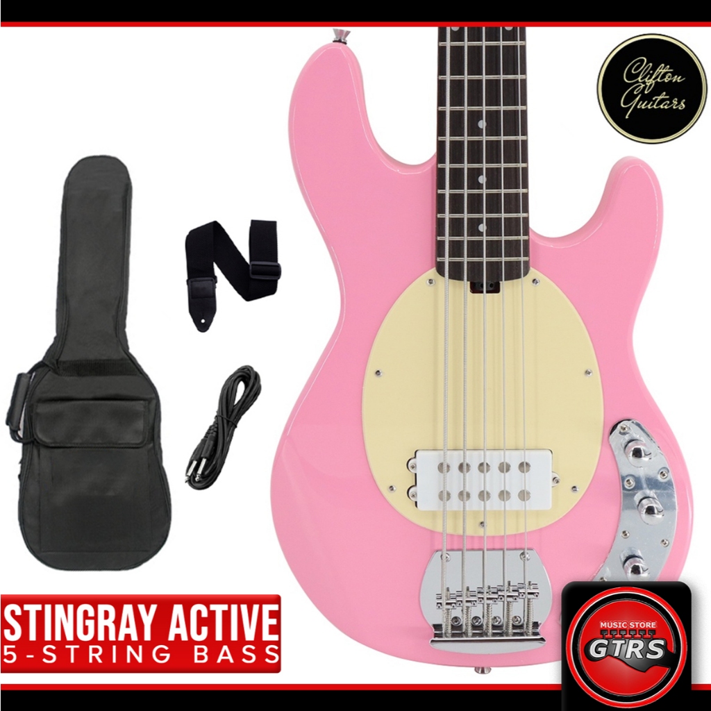 Clifton Stingray 5-String Bass Guitar with Active Pickups | Shopee ...