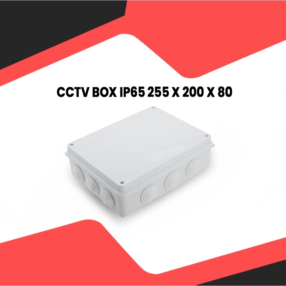 Waterproof Outdoor CCTV Junction BOX IP65 255 X 200 X 80mm | Shopee ...
