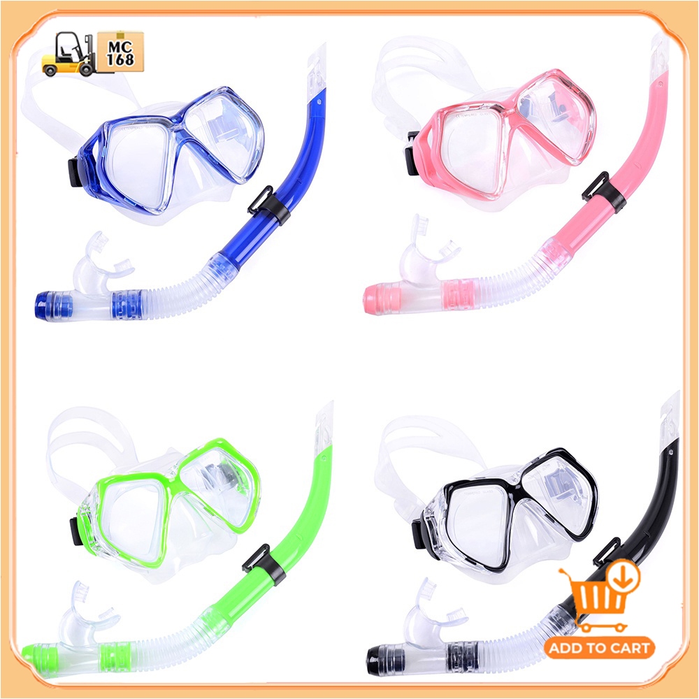 Anti-Fog Tempered Glass Diving Goggles Scuba Diving Snorkel Swimming ...