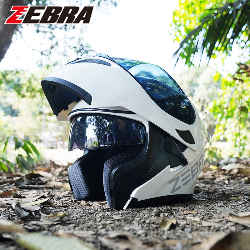 ZEBRA FF805 PLUS modular Helmet for motorcycle full face Dual Visor ...