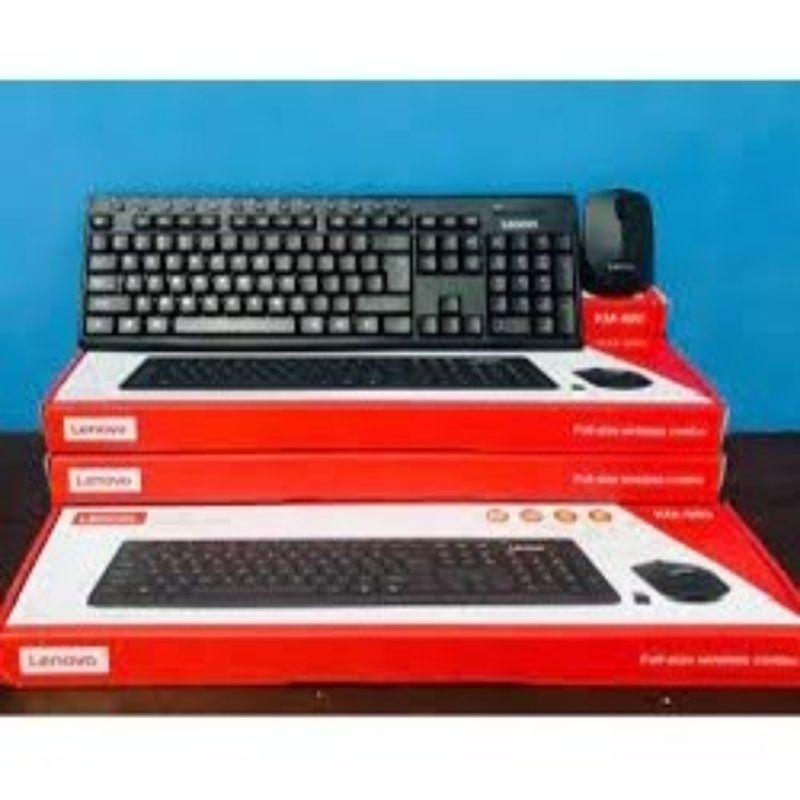 Lenovo Wireless Combo Keyboard & Mouse Bundle With Mini USB Receiver ...