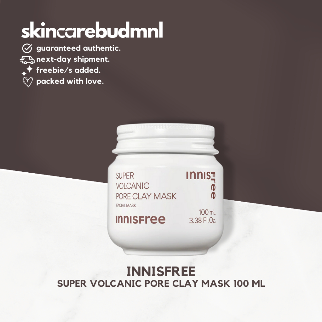 Innisfree Super Volcanic Pore Clay Mask 100 ml by skincarebudmnl ...