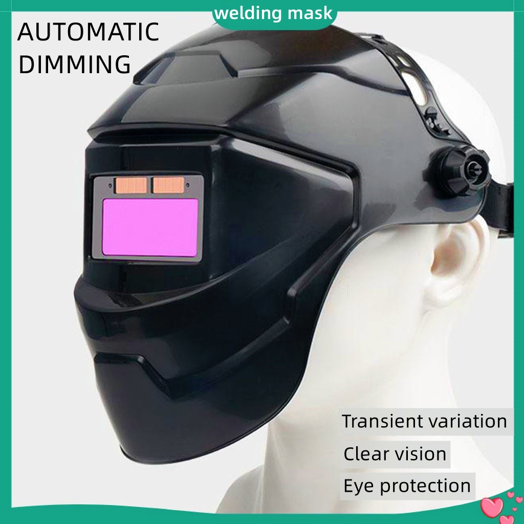 Solar automatic dimming safety helmet welding mask auto darkening ...