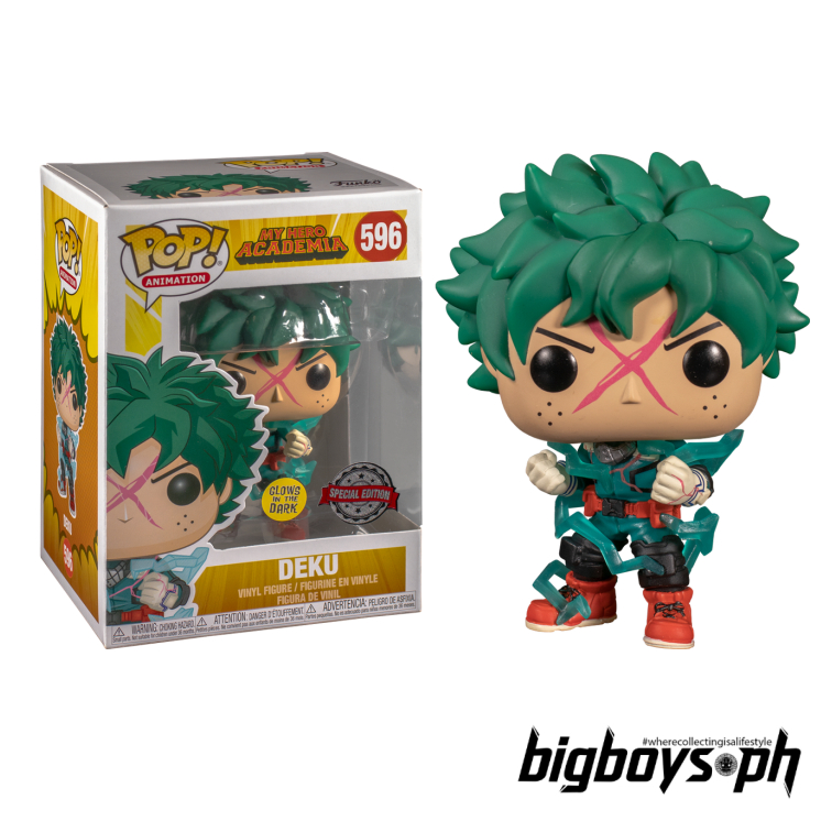 Funko My Hero Academia Deku Full Cowl Glow in the Dark Exclusive Pop ...