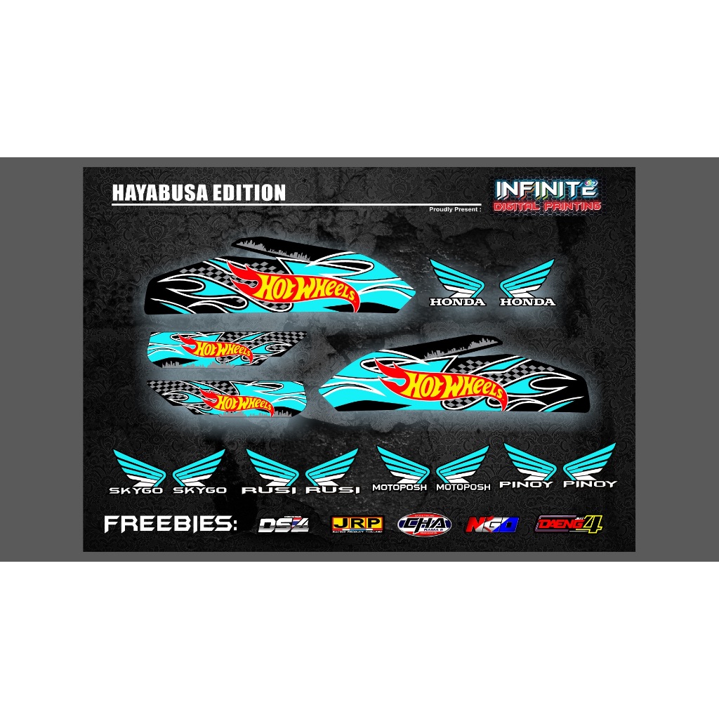 TMX / RUSI / PINOY / SKYGO / MOTOPOSH / HOTWHEELS DESTICKERCALS ...