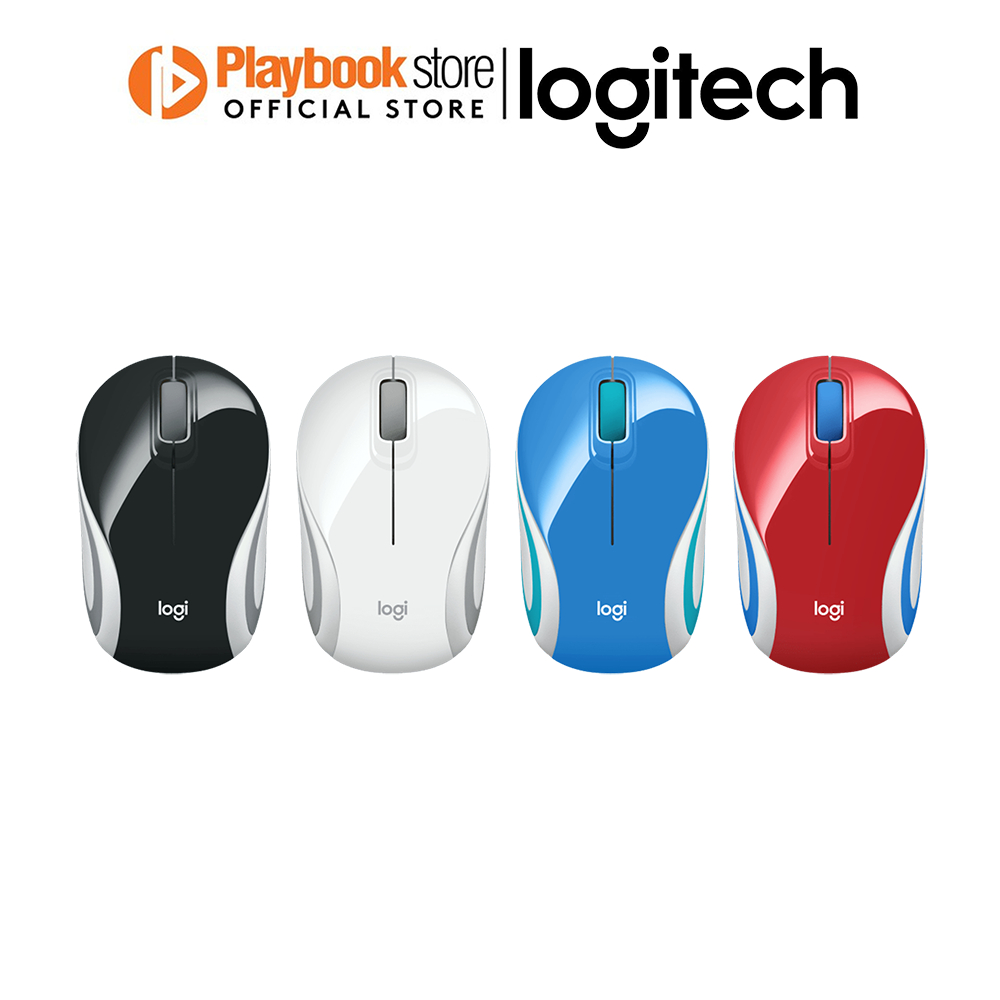 Logitech M187 1000 Dpi Plug & Play USB Receiver Optical Mini Wireless ...