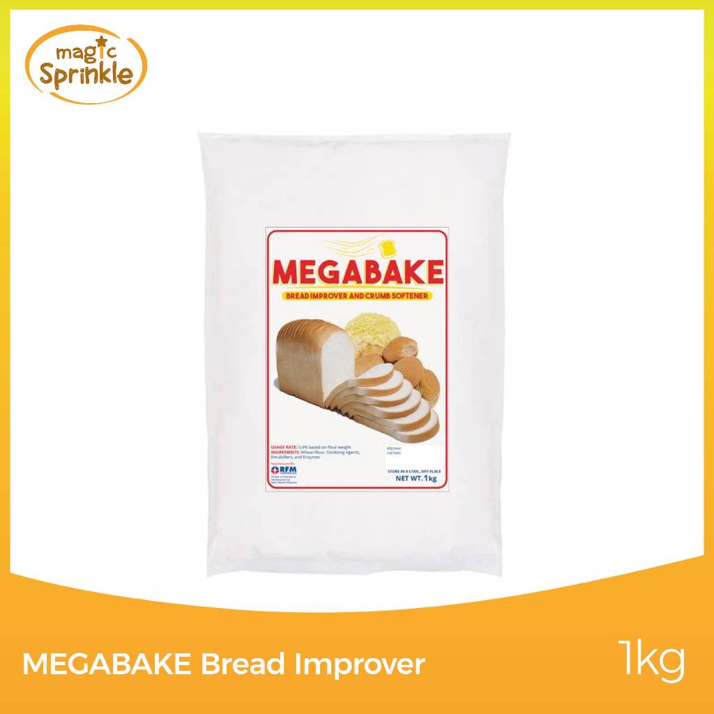 MegaBake Bread Improver and Crumb Softener 1kg | Shopee Philippines