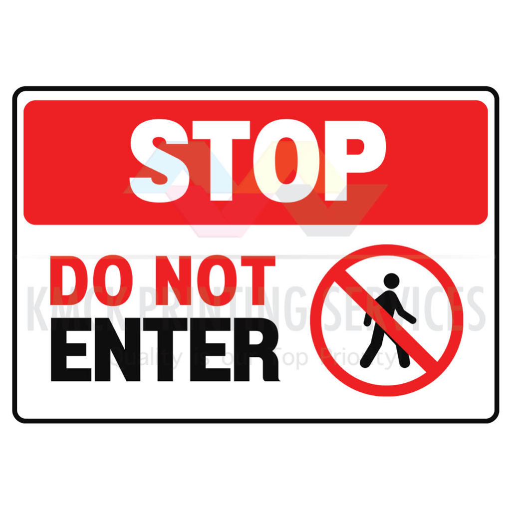 Do not Enter | Staff Only | Private Property | No Trespassing ...