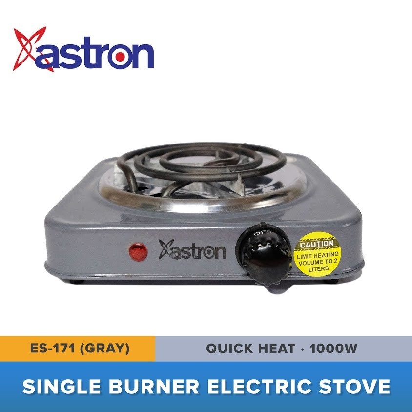 ASTRON ES-171 Single Burner Electric Portable Quick Heat 5 Heating ...