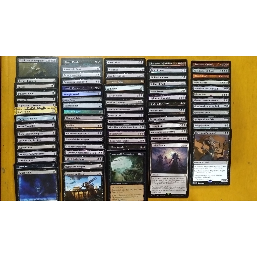 MTG Magic Deck Rare EDH Commander K'rrik Son of Yawgmoth Deck Mono ...