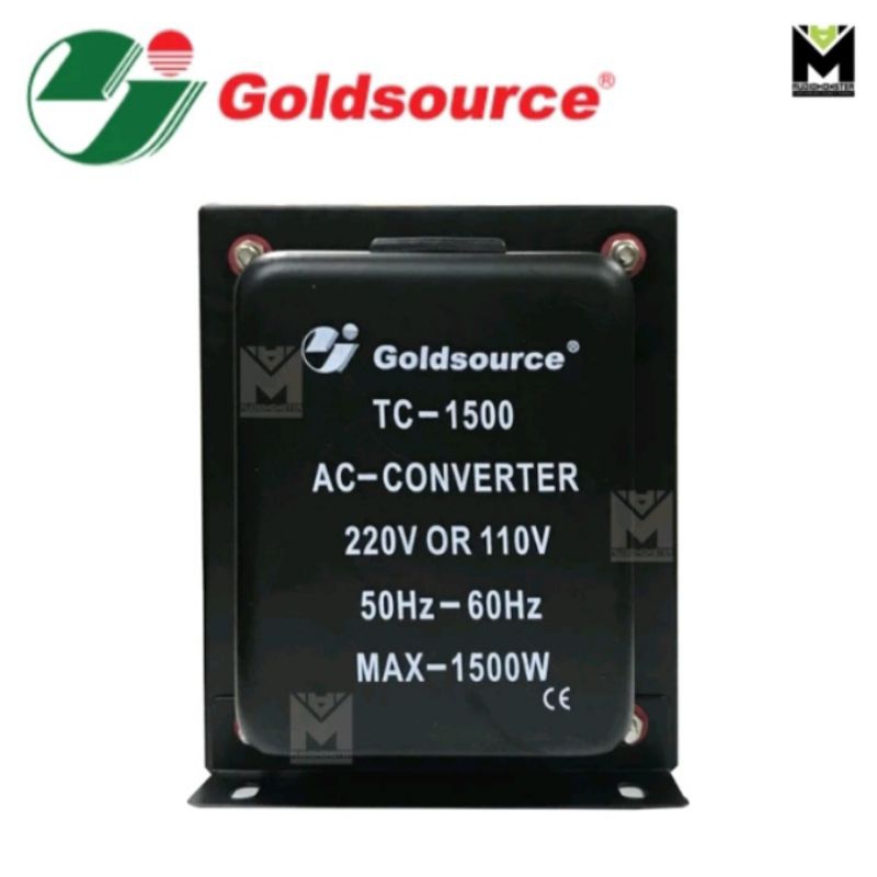 Goldsource TC-1500 Step Up Step Down Transformer 1500w 110-220v ...