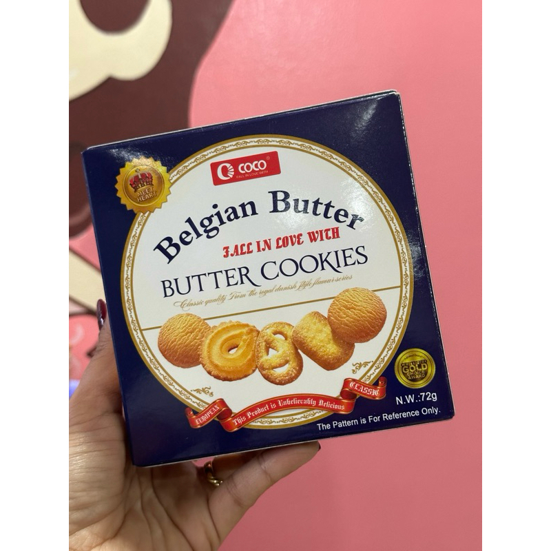 Coco Belgian Butter Cookies 72g Box | Shopee Philippines