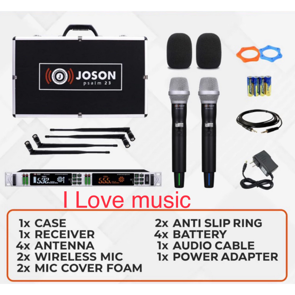 Original Joson MT.EVEREST V4 Professional Wireless Microphone Excellent ...