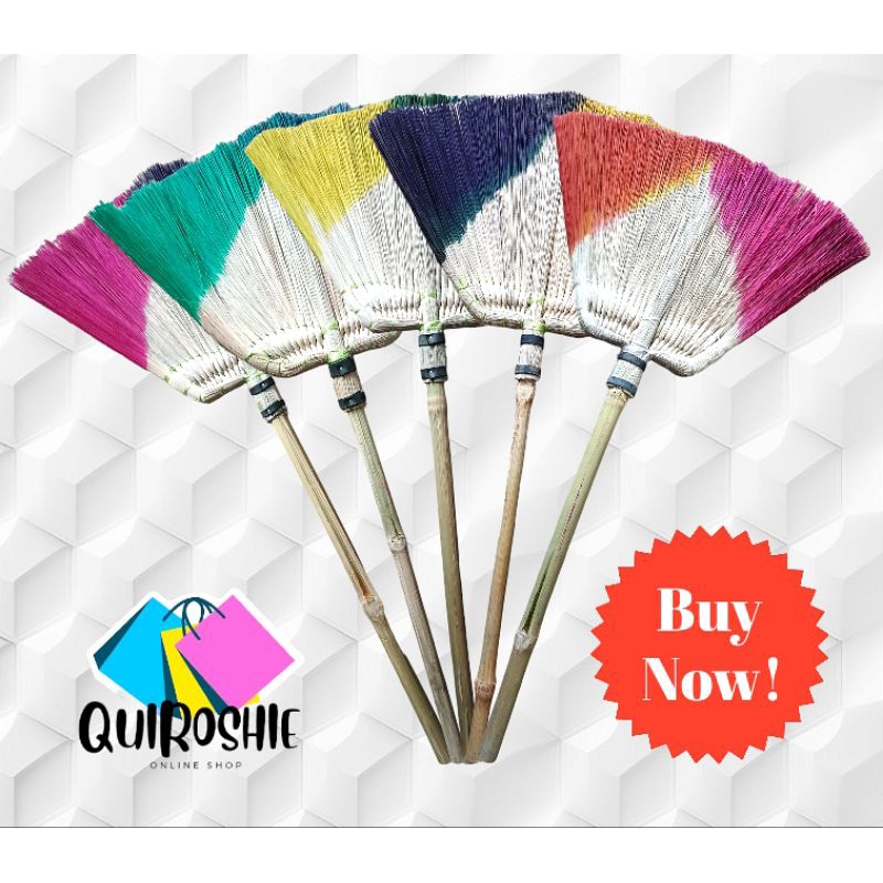 Multi-purpose Colored Native Buri Brooms Single Walis Tambo | Shopee ...