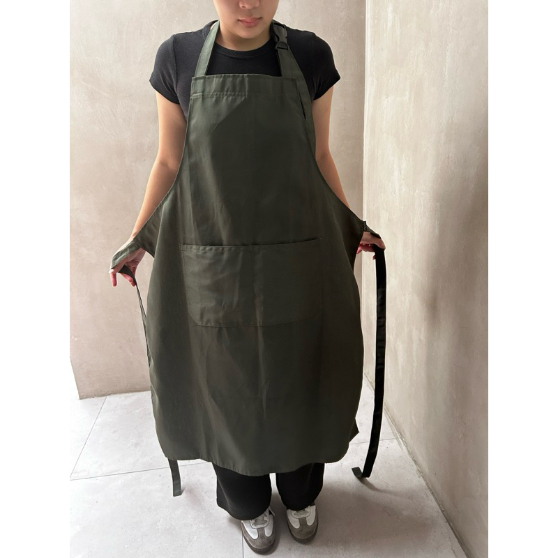 Army Green Tough Chef Apron | Shopee Philippines