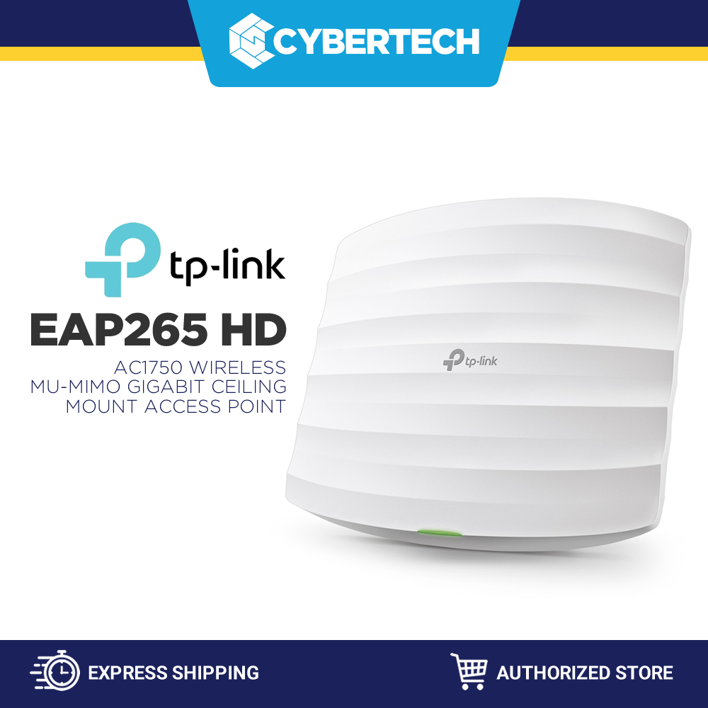 Cybertech TP-Link EAP265 HD AC1750 Wireless MU-MIMO Gigabit Ceiling ...