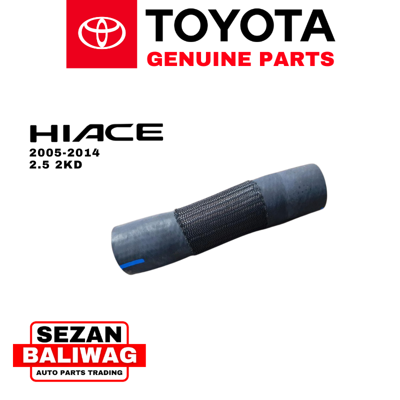 ORIGINAL TOYOTA RADIATOR HOSE OUTLET HIACE 2005-2014 2.5 2KD 16572 ...