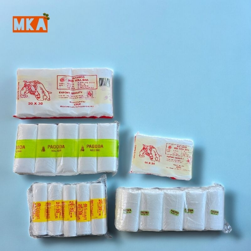 Rollbag Laundry Plastic 20x30 16x24 24x36 Pagoda Bulldog Smart OK ...