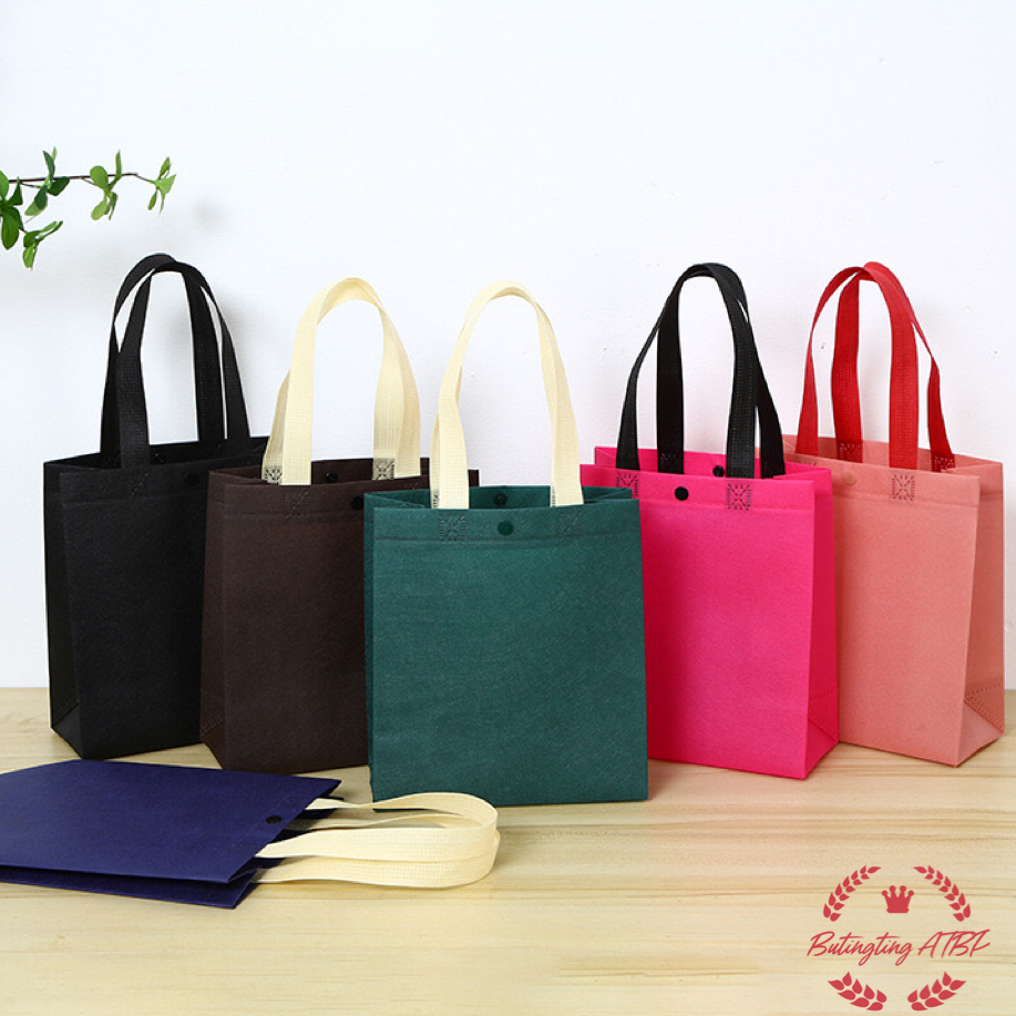 Non-woven fabric environment-friendly shopping carrying bag | Shopee ...