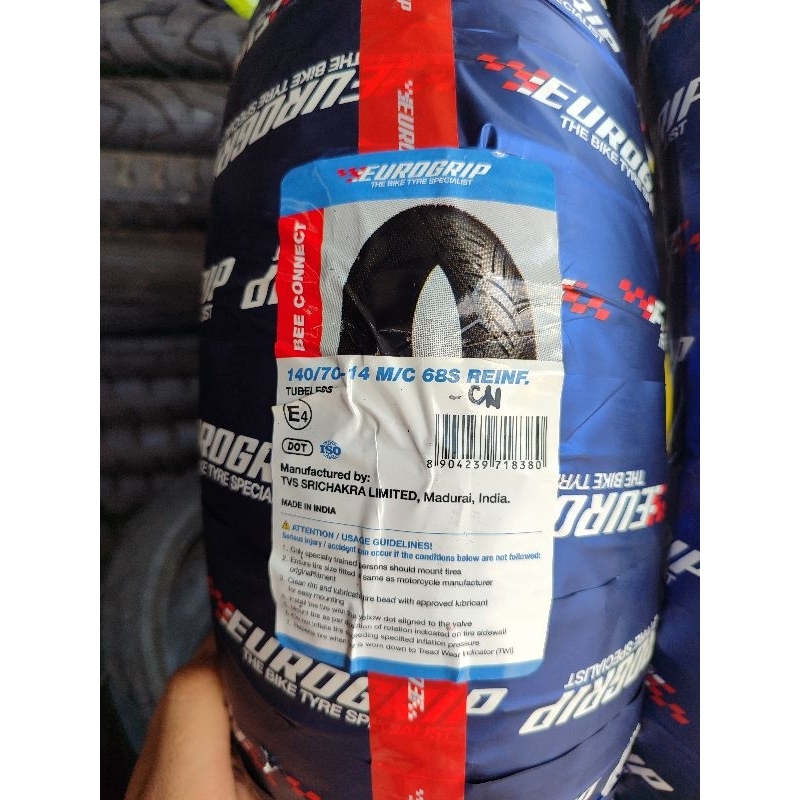 BODEGA SALE! Size 13/14/15/17 EuroGrip Tire For Nmax /Aerox/ Xmax ...
