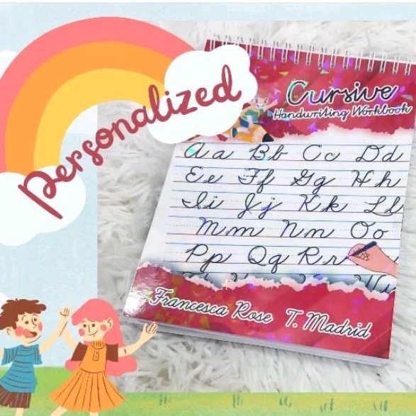 PERSONALIZED CURSIVE WRITING WORKBOOK | Shopee Philippines