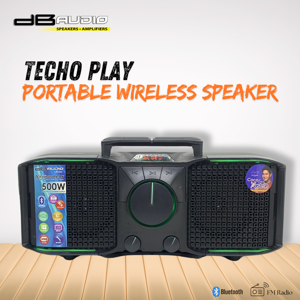 Dbaudio Techno Play Wireless Bluetooth / FM Radio/ AUX/USB/TF Card ...