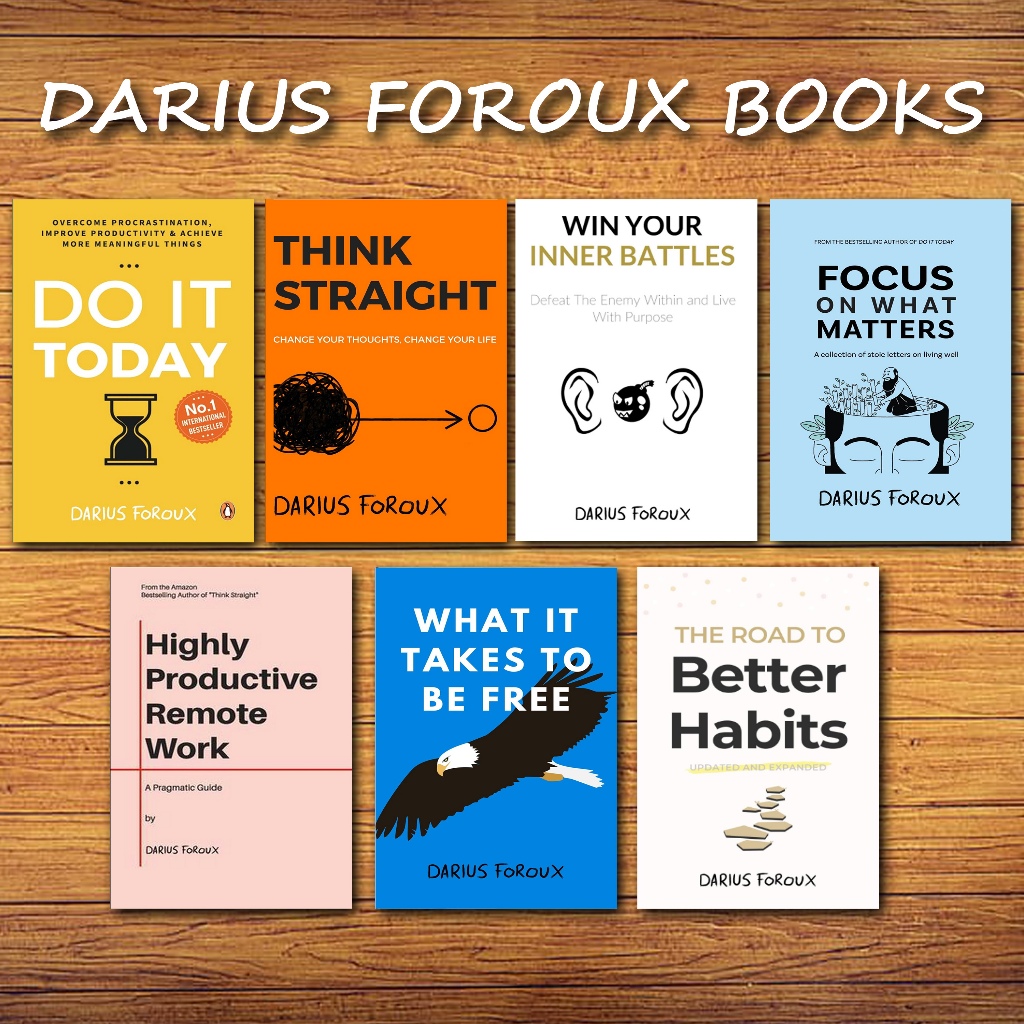 DARIUS FOROUX BOOK BUNDLE SET (paperback) | Shopee Philippines