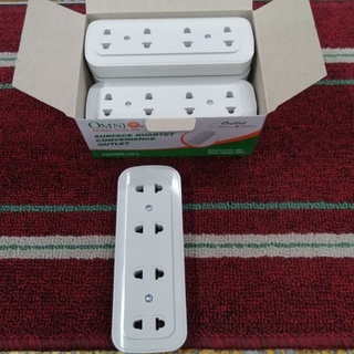 1 Box = 6 pcs. Omni 4 Gang Convenience Outlet (WSO-004) | Shopee ...