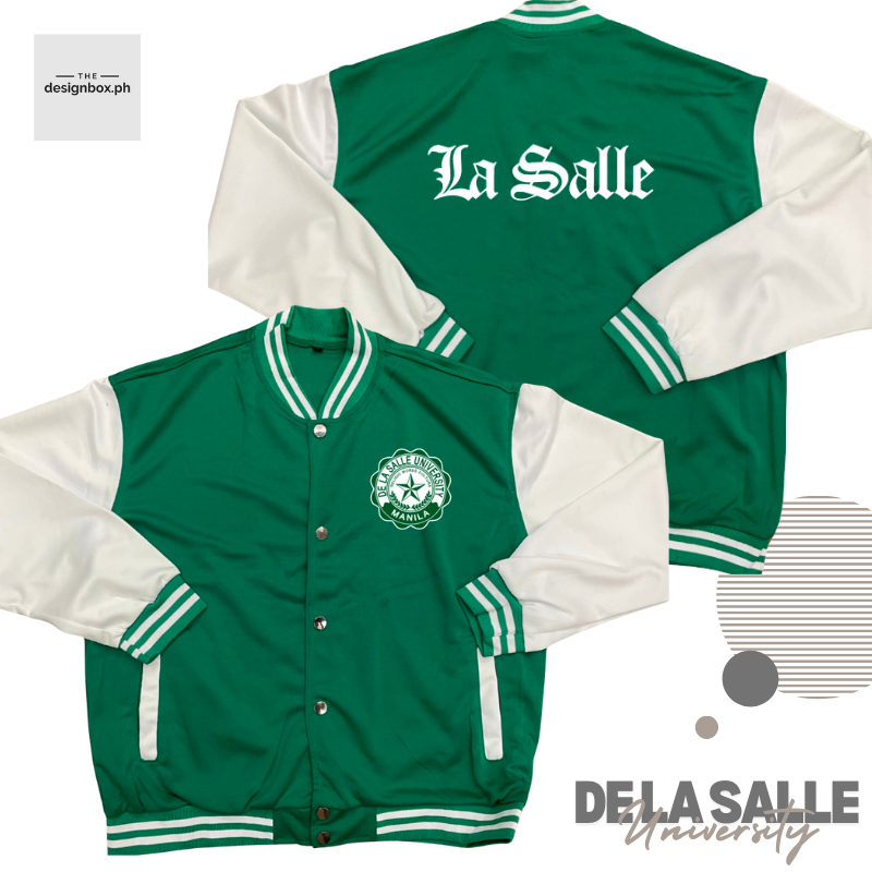 DLSU La Salle Varsity Oversized Jacket (Unisex) | Shopee Philippines