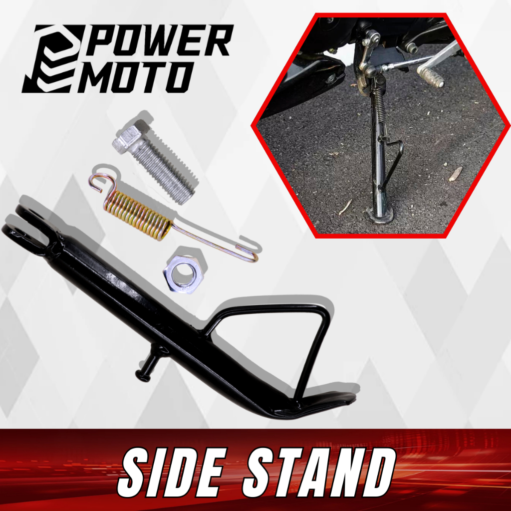 OTAKA SIDE STAND WITH SPRING AND NUT UNIVERSAL MOTORCYCLE | Shopee ...
