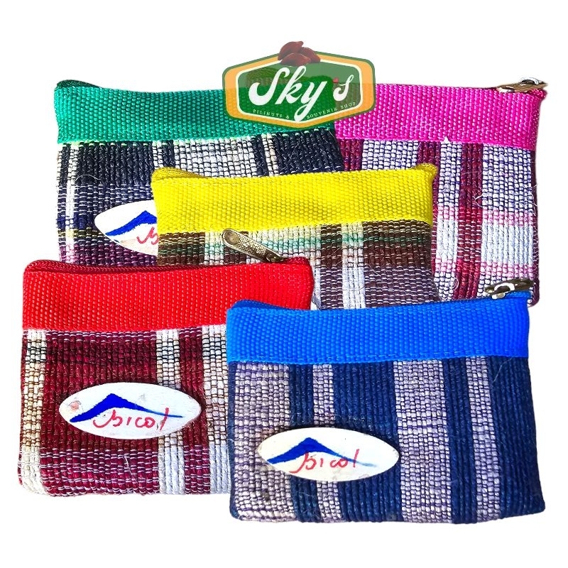 [Skypilinuts2.ph] COIN PURSE NATIVE ABACA WALLET SMALL ASSORTED COLOR ...