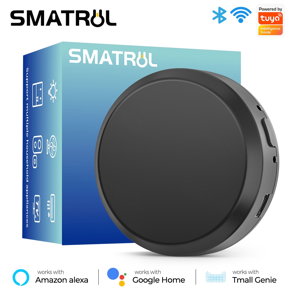 SMATRUL Wi-Fi Smart IR Mini Universal Remote Control for Tv Aircon With ...