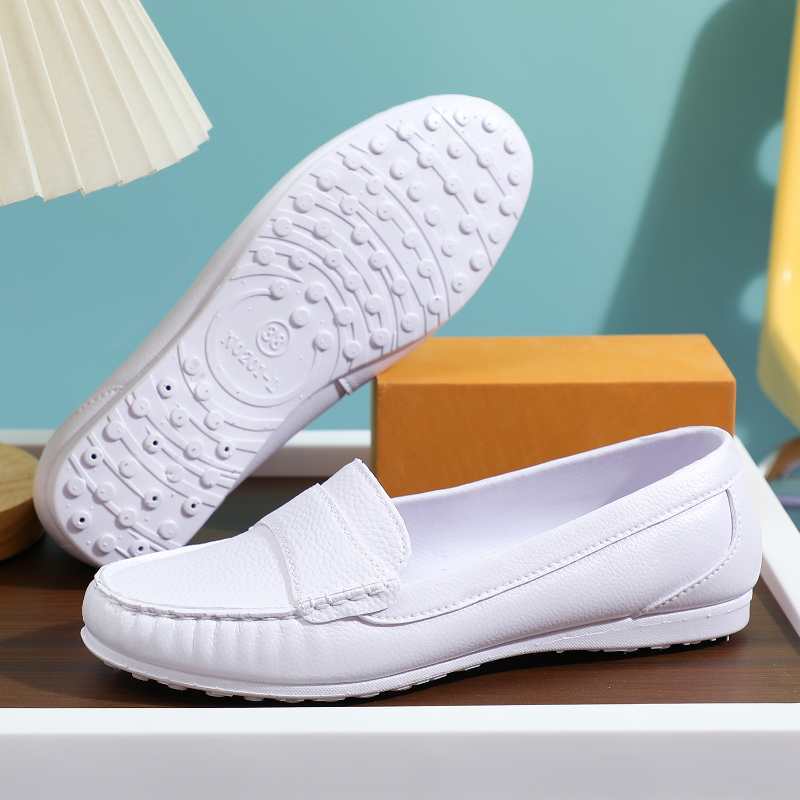 SHUTA (LJ201-1) White Nurse Shoes for Women Plush Comfort and Resilient ...