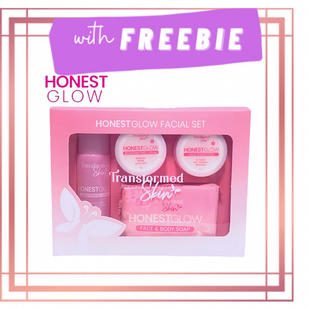 ORIGINAL HONEST GLOW TRANSFORMED FACIAL SET | Shopee Philippines