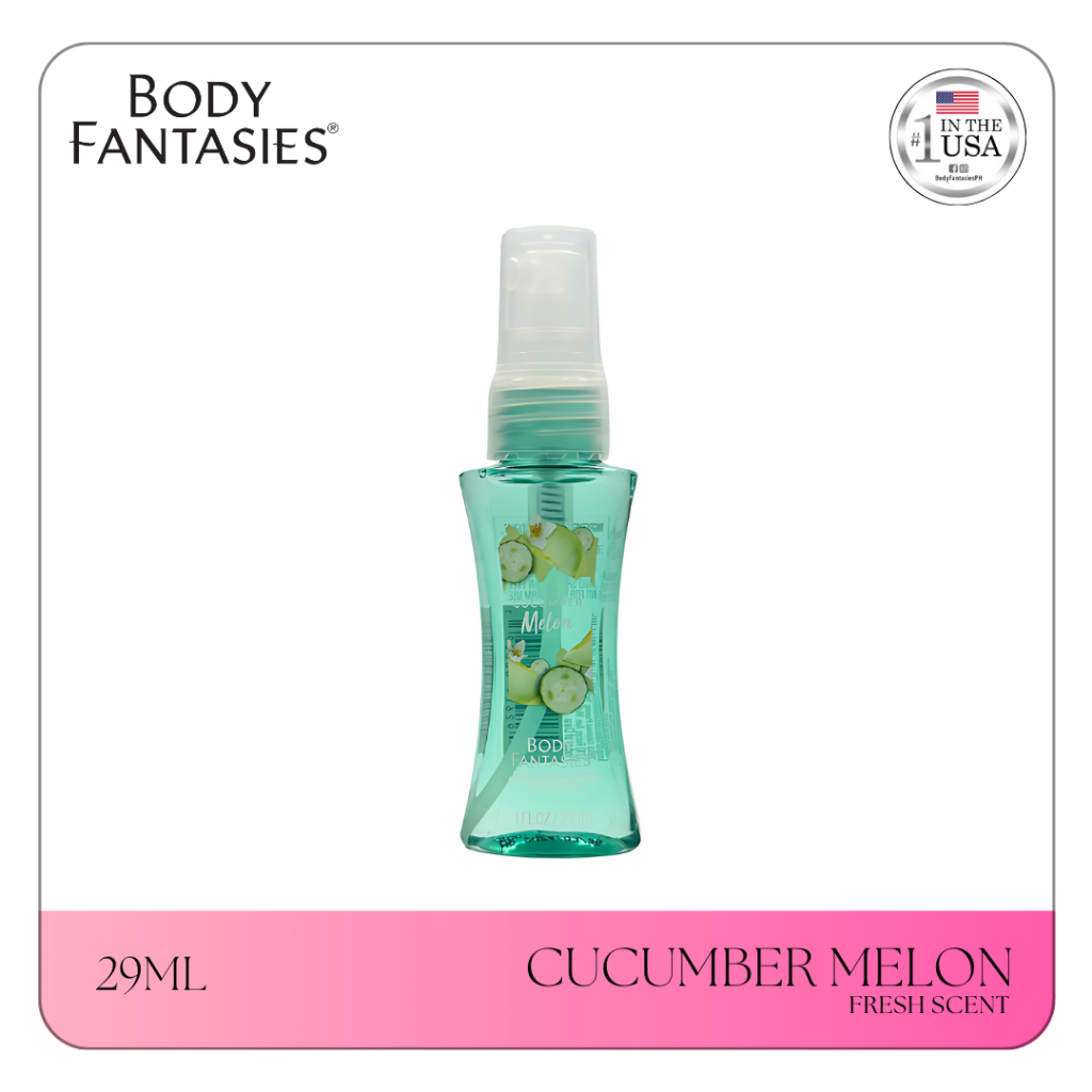 Body Fantasies Signature Cucumber Melon Body Mist 29ML | Shopee Philippines