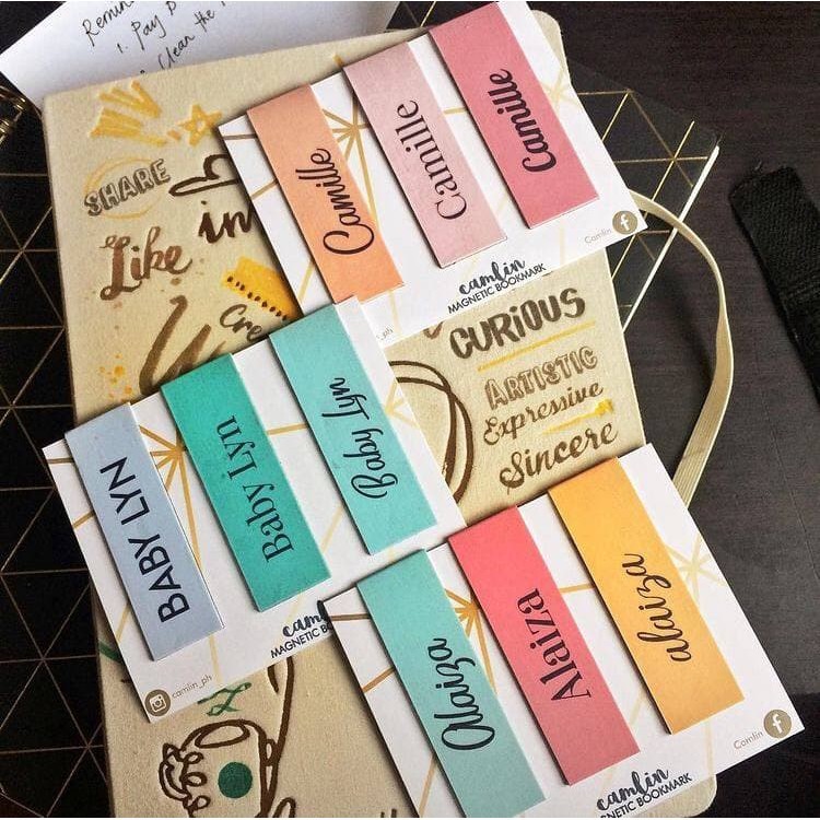 Personalized Name Magnetic Bookmarks | Shopee Philippines