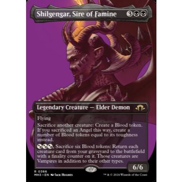 Shilgengar, Sire of Famine (Borderless) - Modern Horizons 3 (MH3 ...