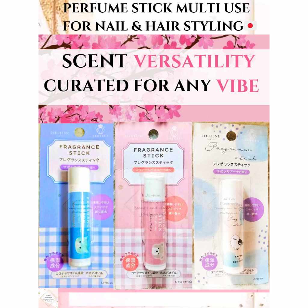 PERFUME STICKS MULTI-USE PERFUME STICK FOR NAIL & HAIR STYLING (3 WAY ...