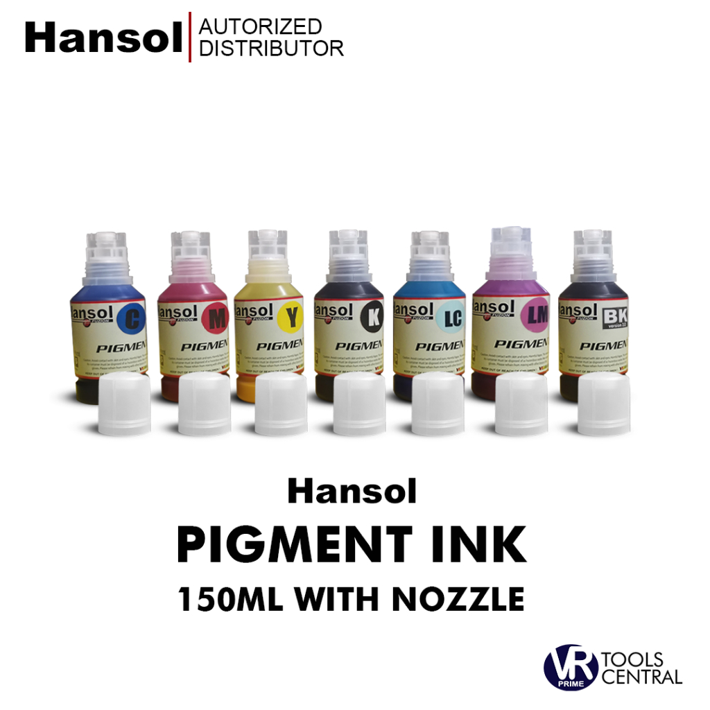 Hansol Universal Pigment Ink 150ml with Nozzle - for printer refill ink ...