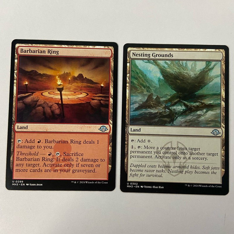 BARBARIAN RING | NESTING GROUNDS | MH3 MODERN HORIZONS 3 | LAND | RED ...