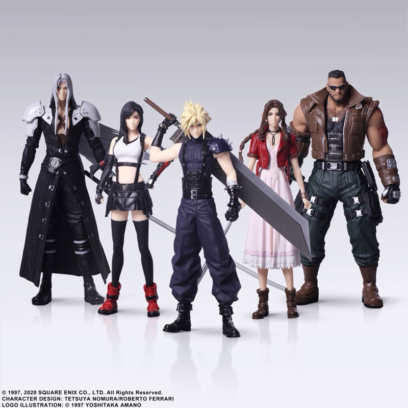 FF7 Final Fantasy VII Remake Mini Action Figure by Square Enix - Tifa ...