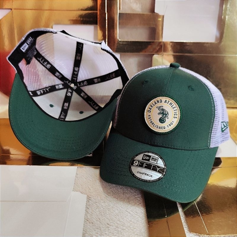 Top Grade New Era trucker Oakland Athletics curve/snapback caps ...