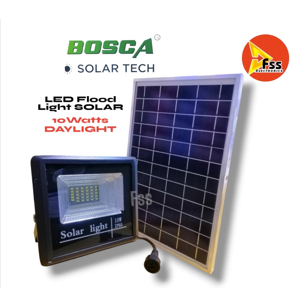 Bosca SO1 10W indoor/Outdoor Solar LED Flood Light IP 67 RATED Aluminum ...