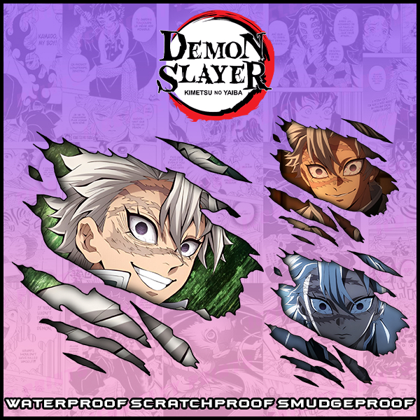 [ SANEMI ] SCRATCH DESIGN WATERPROOF STICKER | DEMON SLAYER | ICONICLEY ...