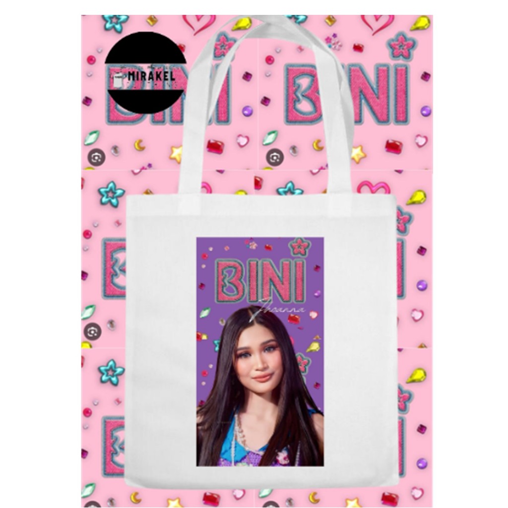 BINI BAG SOUVINER TOTE BAG SUBLIMATION TOTE BAG KATSA BAG | Shopee ...