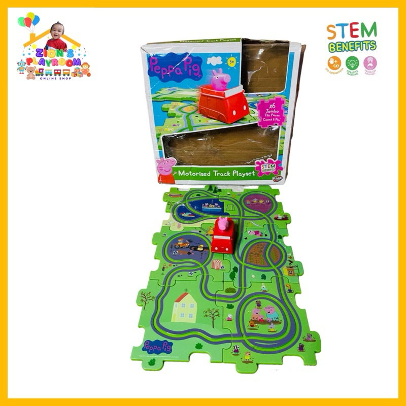 Peppa Pig Motorised Track Playset | Shopee Philippines