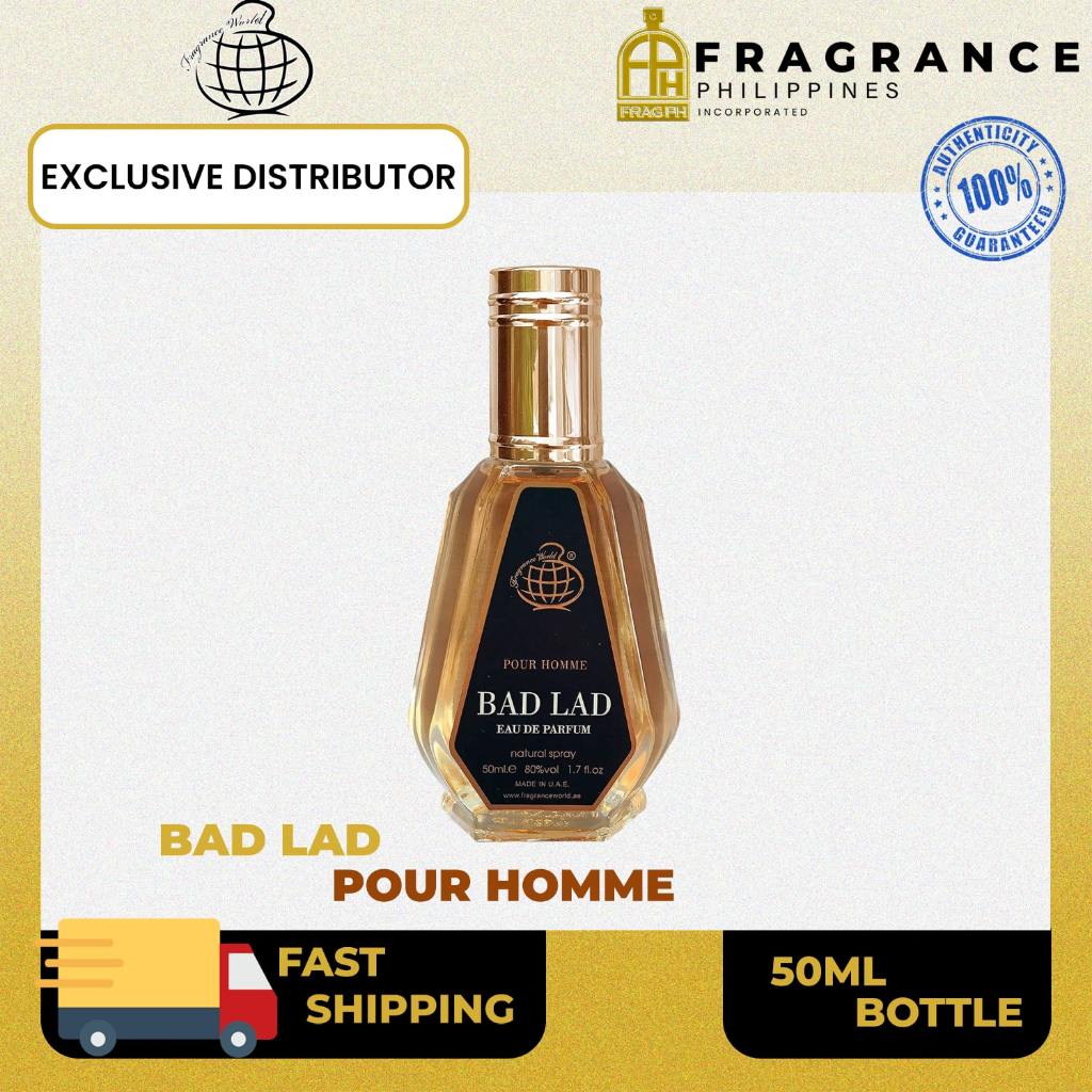 Bad Lad by Fragrance World 50ml (Alternative for CH Bad Boy) | Shopee ...