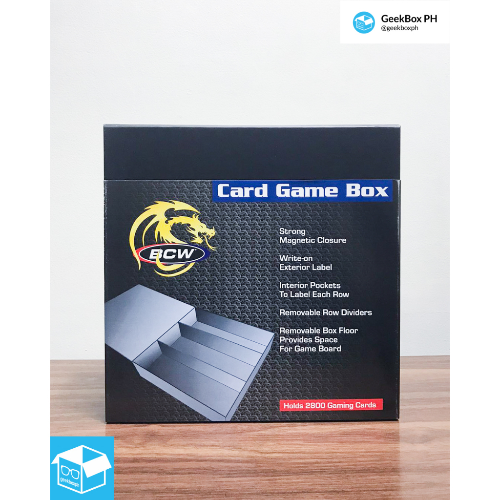 BCW Card Game Box: 3-Row | Shopee Philippines
