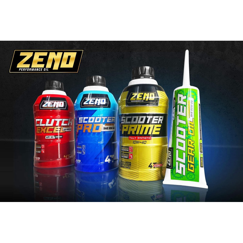 Zeno Oil Fully Synthetic Scooter Pro / Clutch / Gear Oil 120ml | Shopee ...